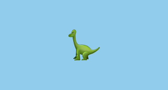 🦕 Sauropod Emoji on Emojipedia Sample Images 6.0