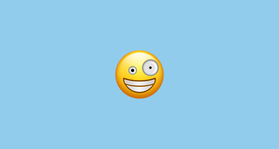 🤪 Cara De Loco Emoji on Imágenes de muestra Emojipedia 11.0
