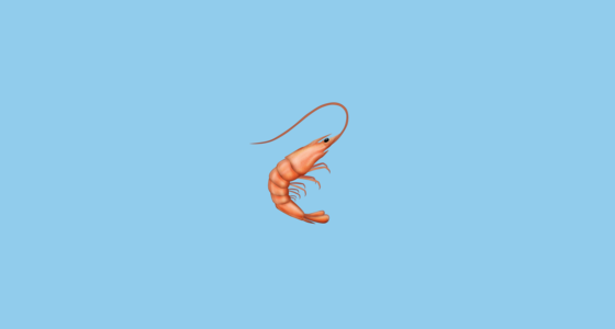 🦐 Gamba Emoji on Imágenes de muestra Emojipedia 11.0