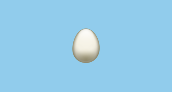 🥚 Egg Emoji on Emojipedia Sample Images 11.1