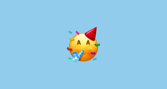 🥳 Partying Face Emoji on Emojipedia Sample Images 11.1