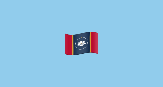 🏴󠁵󠁳󠁭󠁳󠁿 Flag for Mississippi (US-MS) Emoji on Emojipedia サンプル画像 11.1