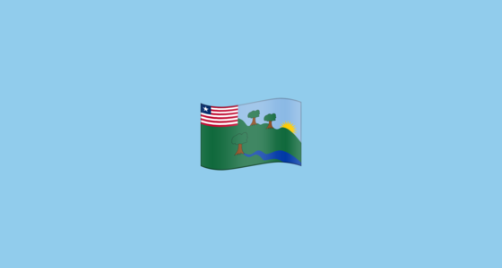 🏴󠁬󠁲󠁲󠁧󠁿 Flag for River Gee (LR-RG) Emoji on Emojipedia 样本图像 11.1