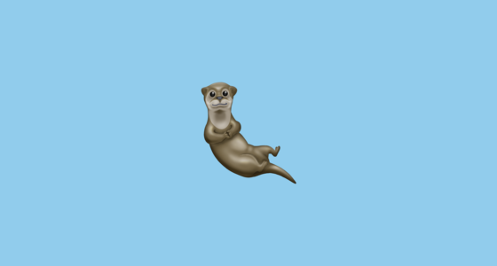 🦦 Nutria Emoji on Imágenes de muestra Emojipedia 12.0