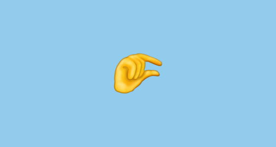 🤏 Pinching Hand Emoji on Emojipedia Sample Images 12.0