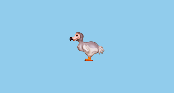 🦤 Dodo Emoji on Imágenes de muestra Emojipedia 13.0
