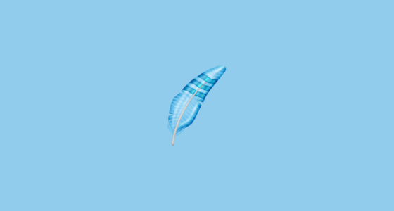 🪶 Pena Emoji on Imagens de amostra da Emojipedia 13.0