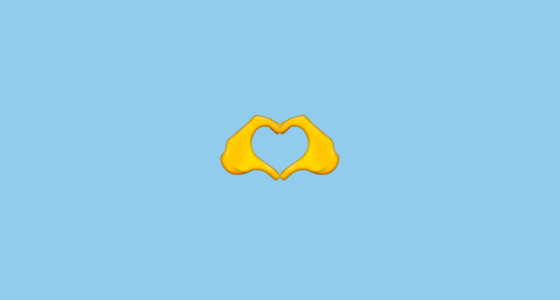 🫶 Heart Hands Emoji on Emojipedia Sample Images 14.0