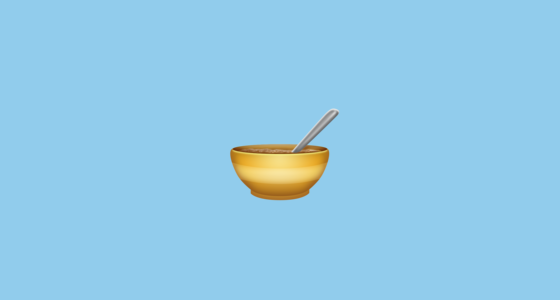🥣 Bowl with Spoon Emoji on Emojipedia Sample Images 5.1