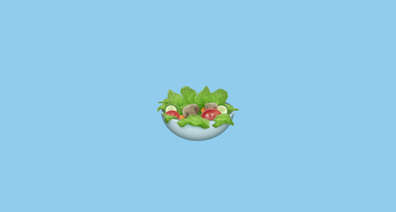 🥗 Green Salad Emoji on Emojipedia Sample Images 5.1