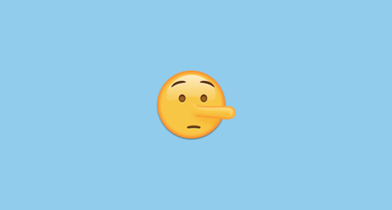 🤥 거짓말하는 얼굴 Emoji on Emojipedia 샘플 이미지 5.1