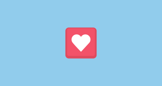 💟 Adorno De Corazón Emoji on Facebook 2.1