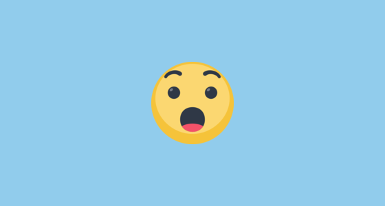 😯 Hushed Face Emoji on Facebook 2.2.1