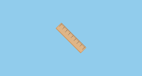📏 Straight Ruler Emoji on Facebook 2.2.1