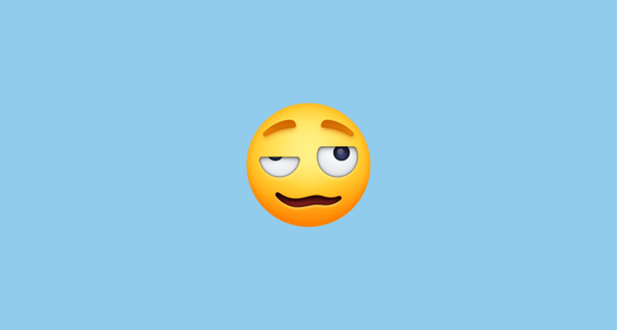 🥴 Woozy Face Emoji on Facebook 3.0