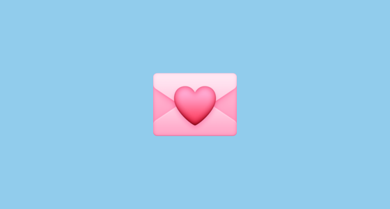 💌 Carta De Amor Emoji on Facebook 3.0