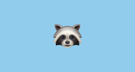 🦝 Mapache Emoji on Facebook 3.0
