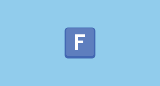 Regional Indicator Symbol Letter F Emoji on Facebook 3.0