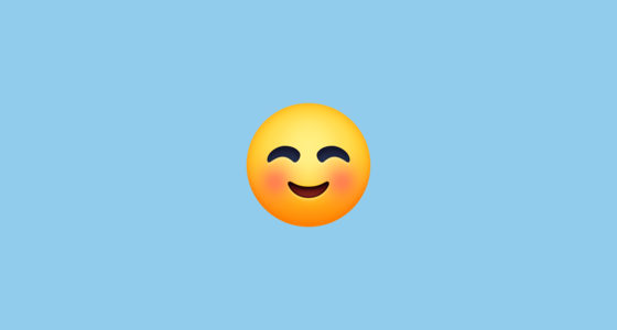 ☺️ Smiling Face Emoji on Facebook 3.0