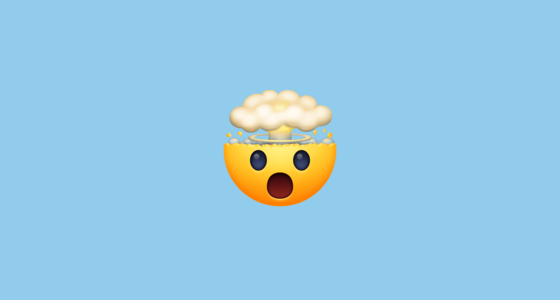 🤯 Tête Qui Explose Emoji on Facebook 3.1