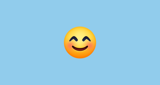 😊 Visage Souriant Avec Yeux Rieurs Emoji on Facebook 3.1