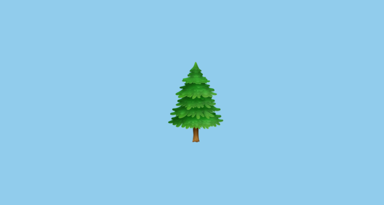 🌲 松树 Emoji on Facebook 4.0