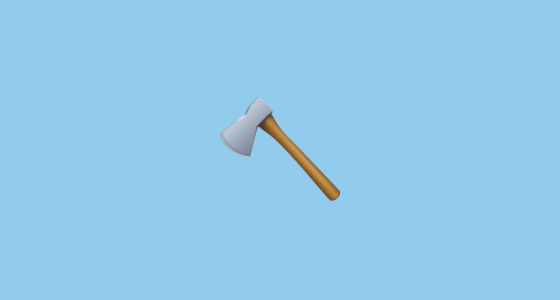🪓 Axe Emoji on Facebook 13.1