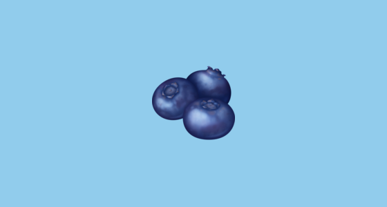 🫐 Blueberries Emoji on Facebook 13.1