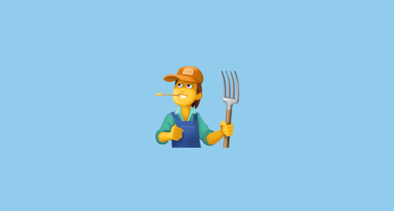 🧑‍🌾 Profesional De La Agricultura Emoji on Facebook 13.1