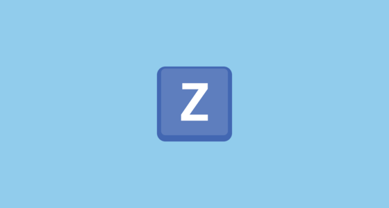 Regional Indicator Symbol Letter Z Emoji on Facebook 13.1