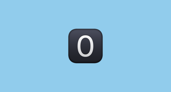 0️⃣ Keycap Digit Zero Emoji on Facebook 13.0