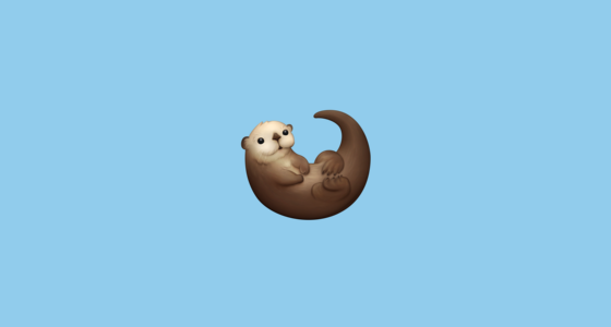 🦦 Nutria Emoji on Facebook 13.0