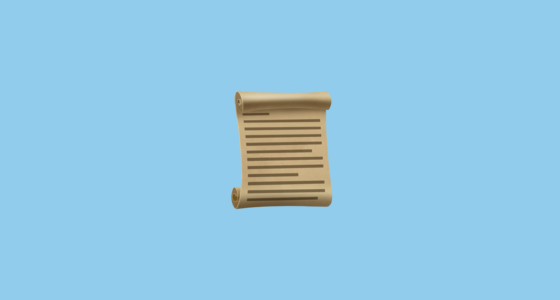 📜 Parchemin Emoji on Facebook 13.0