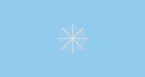 🕸️ Spinnenweb Emoji on Facebook 13.0