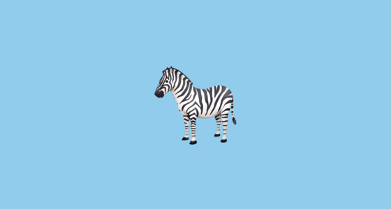 🦓 Cebra Emoji on Facebook 13.0