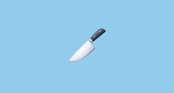 🔪 Couteau De Cuisine Emoji on Facebook 14.0