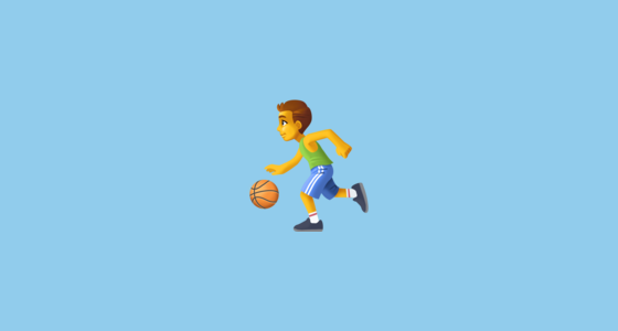 ⛹️‍♂️ Hombre Botando Un Balón Emoji on Facebook 14.0