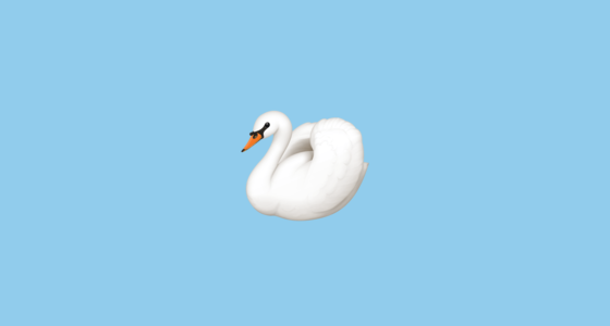 🦢 Cigno Emoji on Facebook 14.0