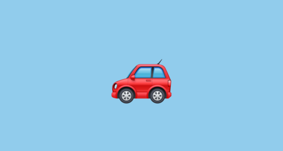 🚗 Automobile Emoji on Facebook 15.0