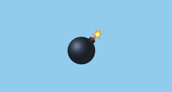 💣 Bomb Emoji on Facebook 15.0