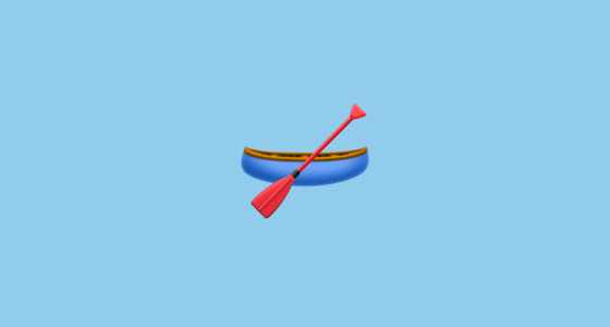 🛶 Canoe Emoji on Facebook 15.0