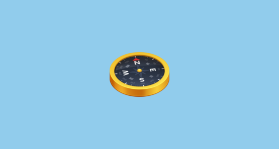 🧭 Compass Emoji on Facebook 15.0