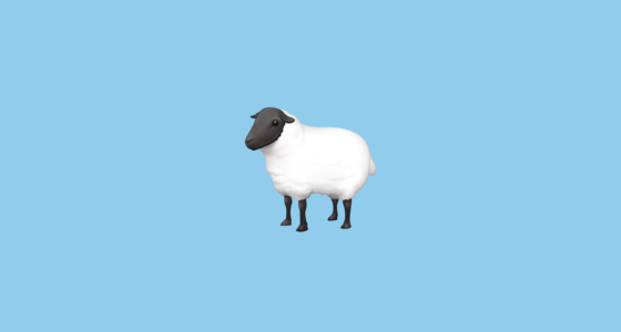 🐑 Ewe Emoji on Facebook 15.0