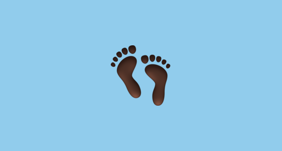 👣 Footprints Emoji on Facebook 15.0