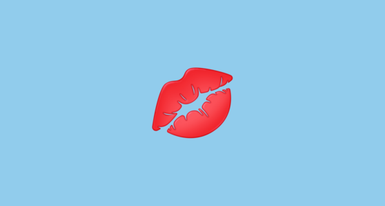 💋 Kiss Mark Emoji on Facebook 15.0