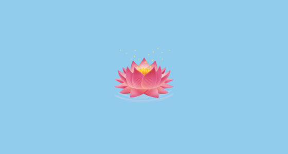🪷 Lotus Emoji on Facebook 15.0