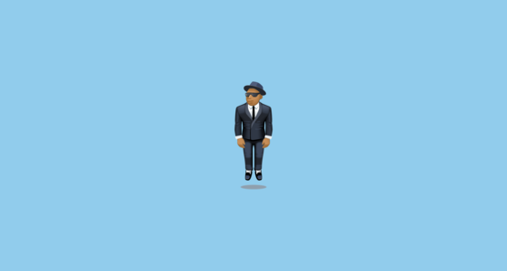 🕴🏾‍♂️ Man in Suit Levitating: Medium-Dark Skin Tone Emoji on Facebook 15.0