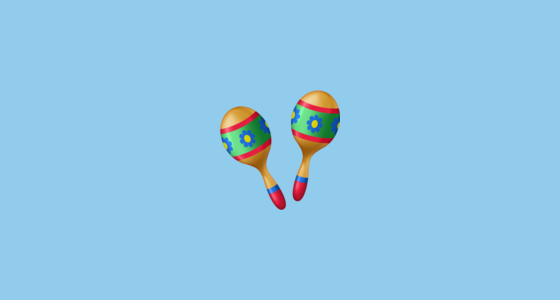 Maracas Emoji on Facebook 15.0