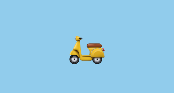 🛵 Motor Scooter Emoji on Facebook 15.0