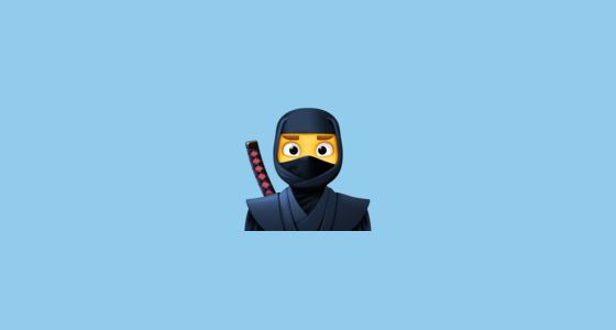 🥷 Ninja Emoji on Facebook 15.0